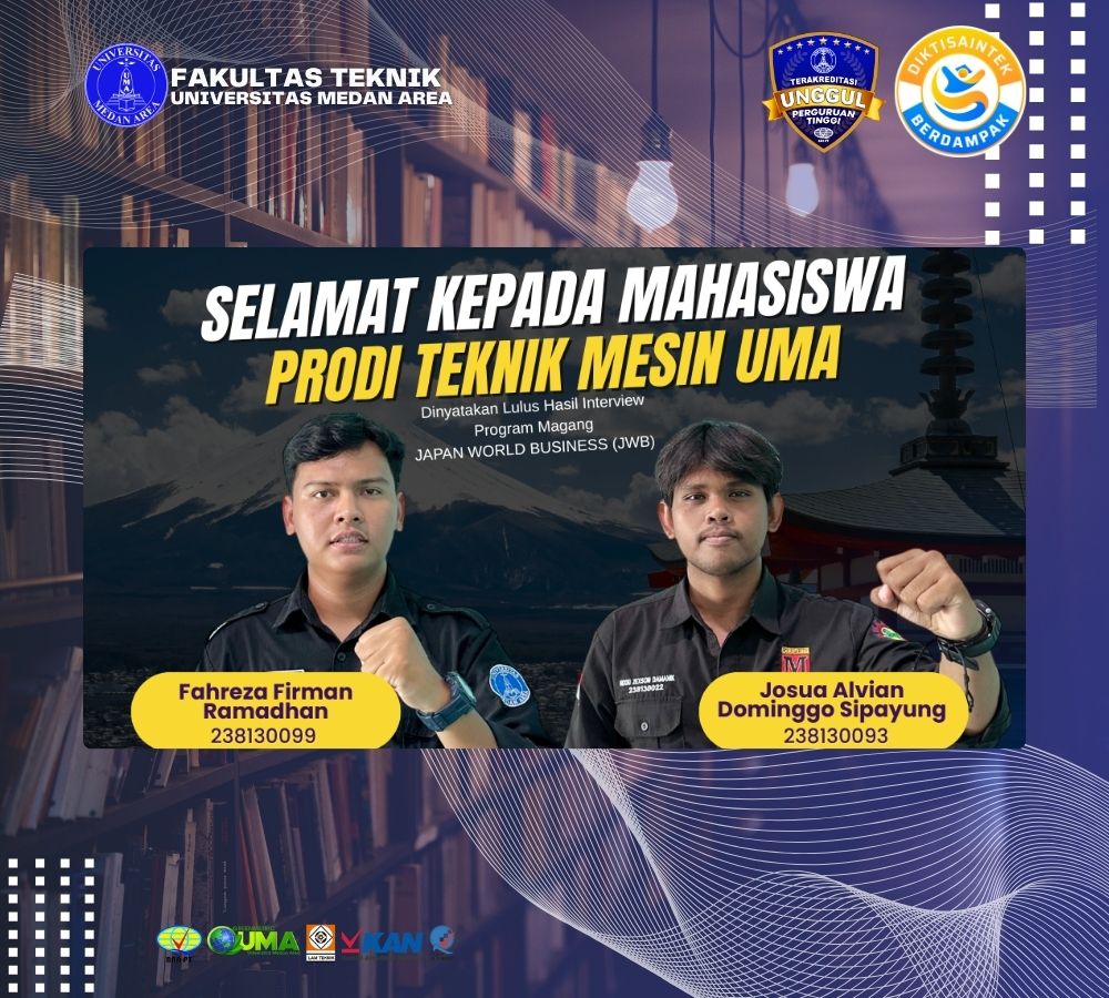 Selamat Kepada Mahasiswa Prodi Teknik Mesin UMA Dinyatakan Lulus Hasil ...